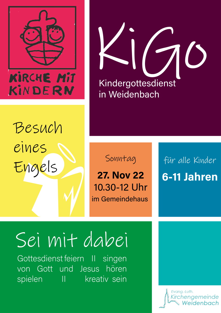 Kindergottesdienst – Evang.-Luth. Kirchengemeinde Weidenbach